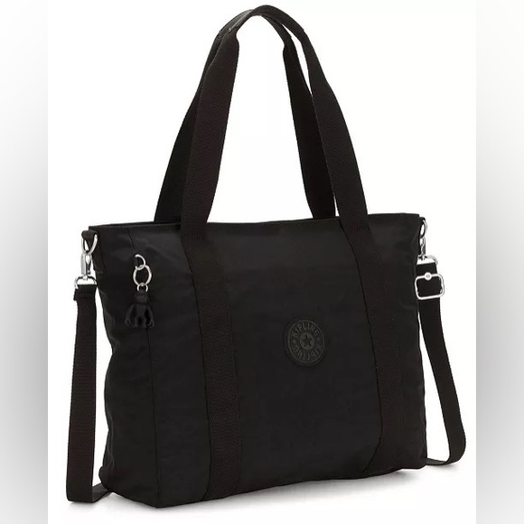 Kipling | Bags | Kipling Asseni Tote Bag Black | Poshmark